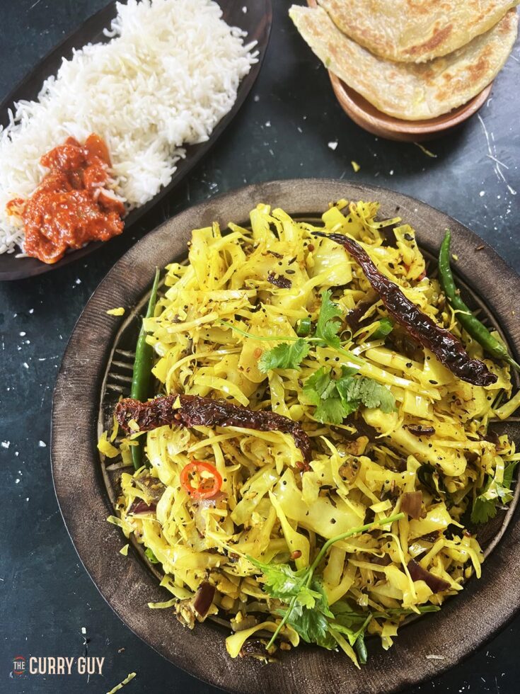 Cabbage Thoran | South Indian Cabbage Stir-Fry | The Curry Guy