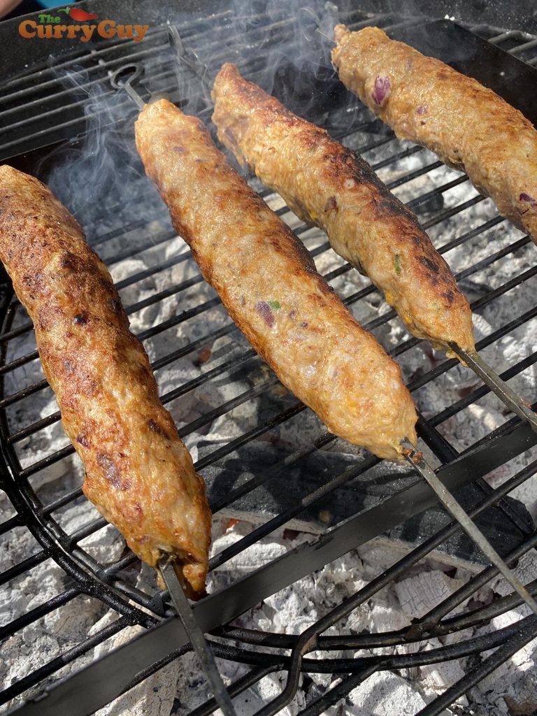 Chicken and Lamb Kebab | Chicken Wrapped Lamb | Curry Guy