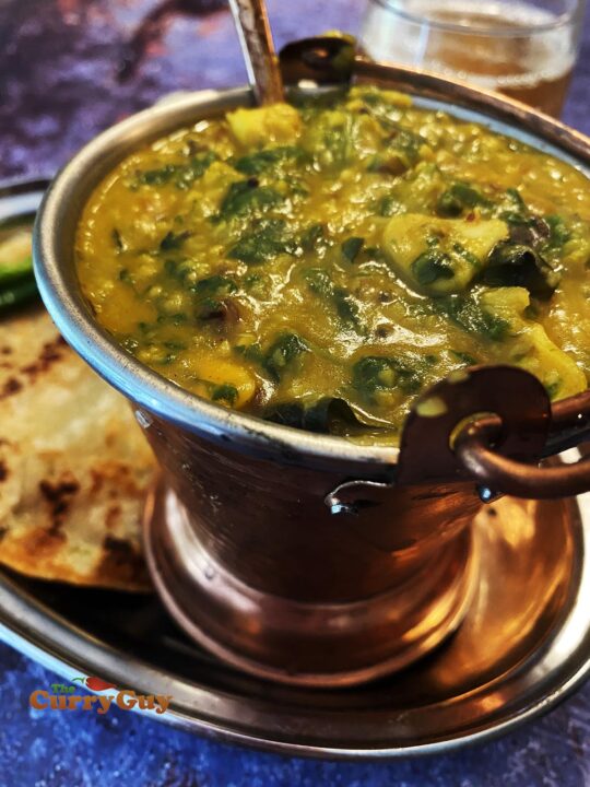 Spinach Dhal | Lentils with Spinach Recipe | The Curry Guy