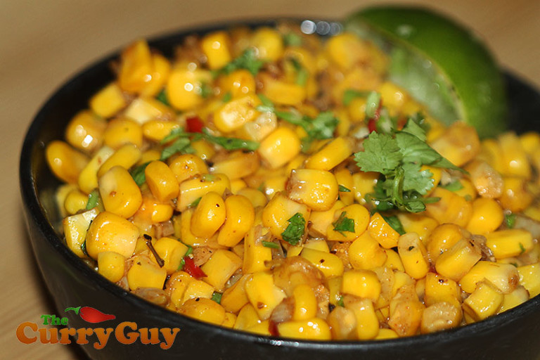 Masala Corn | Spicy Indian Corn Recipe | The Curry Guy