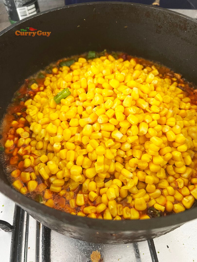 Masala Corn | Spicy Indian Corn Recipe | The Curry Guy