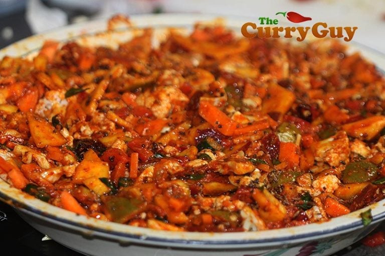 Indian Mixed Vegetable Pickle Recipe | THE CURRY GUY