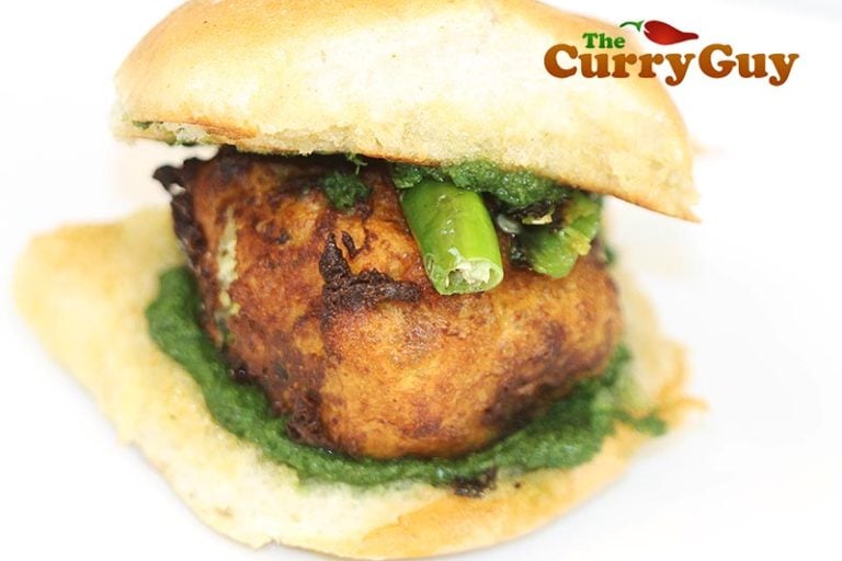 Vada Pav | Authentic Indian Veggie Burger | The Curry Guy
