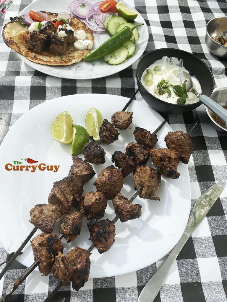 Grilled Tandoori Lamb Tikka Recipe | The Curry Guy