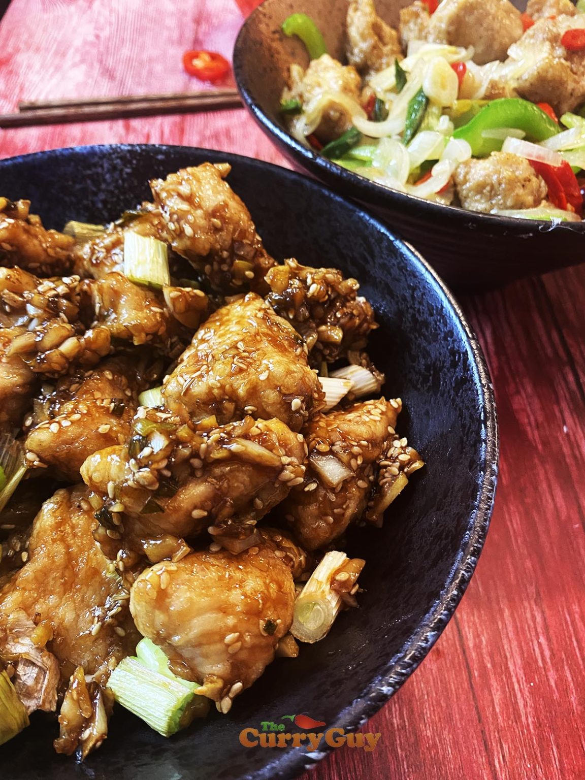 Crispy Sesame Chicken with a Sticky Chinese Sauce | Curry Guy