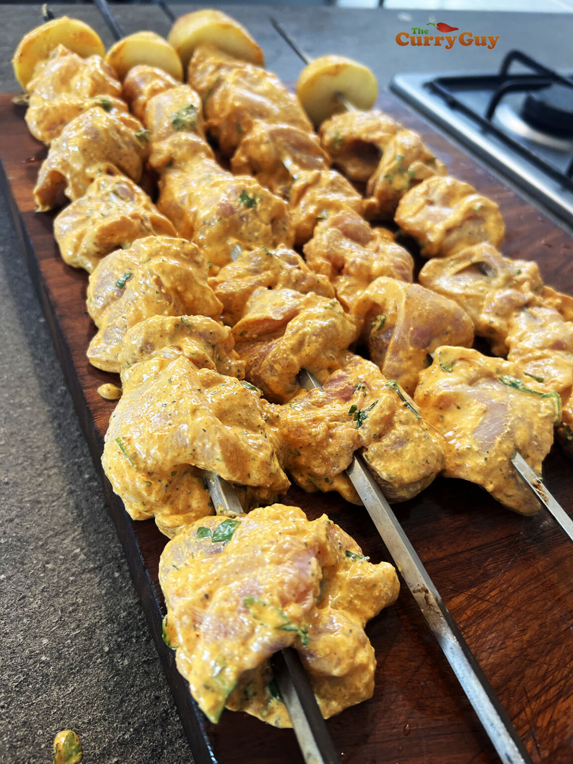 Afghani Chicken Kebab Recipe | The Curry Guy