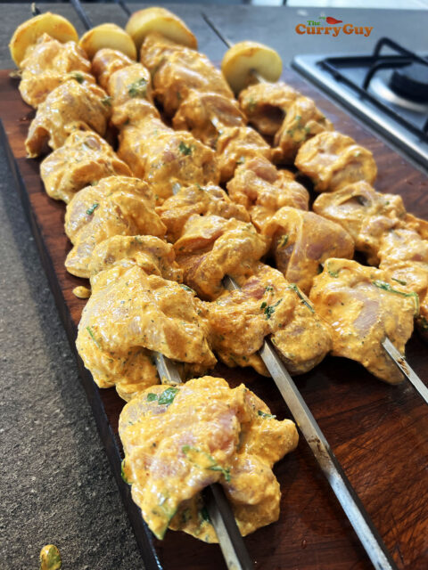 Afghani Chicken Kebab Recipe | The Curry Guy