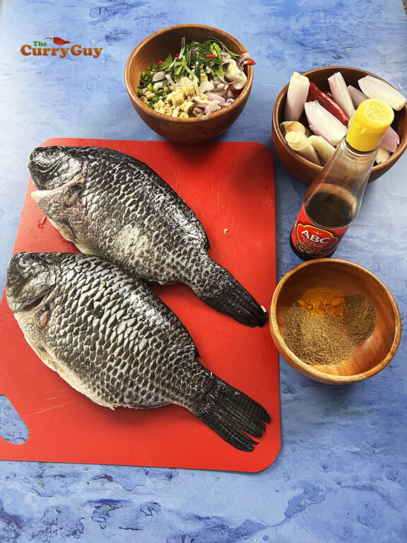 Ikan Bakar - Malaysian Fried Fish | The Curry Guy