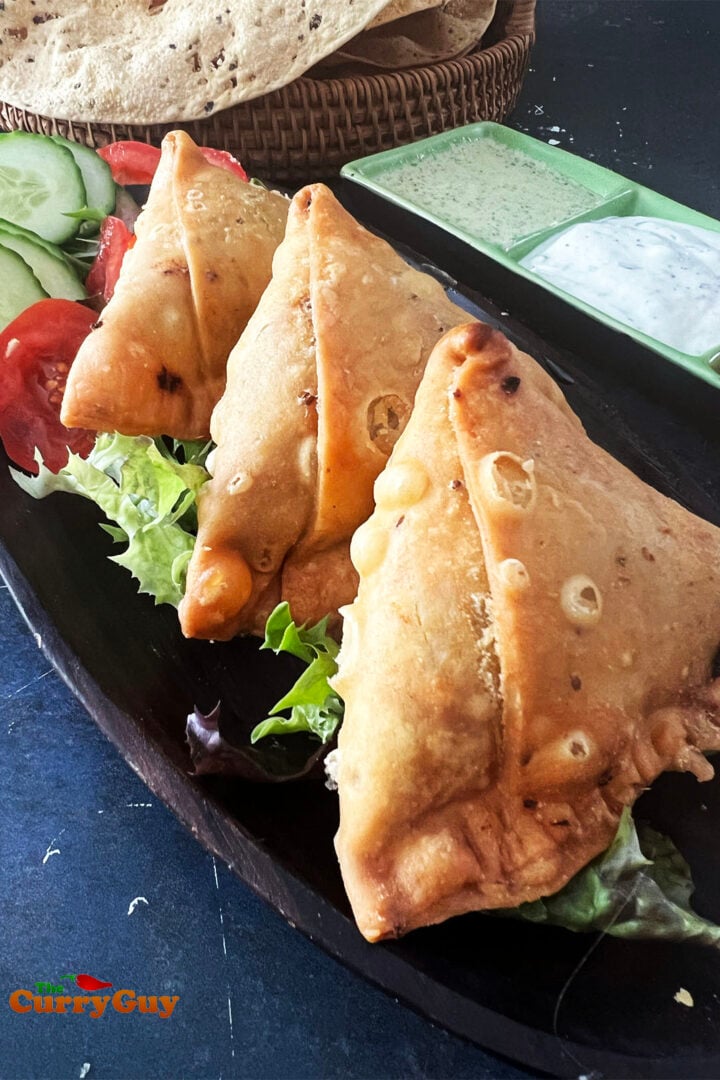 Chicken Samosas | Punjabi Style Samosas | The Curry Guy