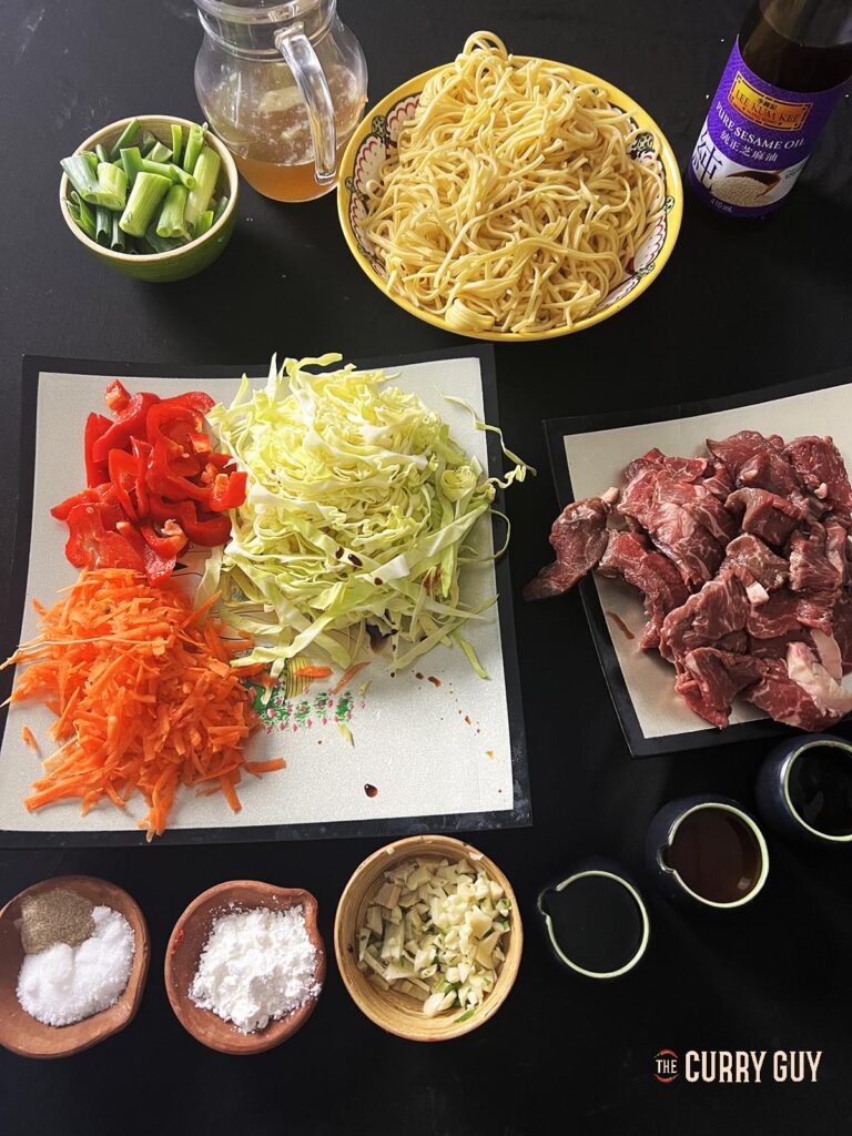 Beef Chow Mein Chinese Takeaway Recipe | THE CURRY GUY