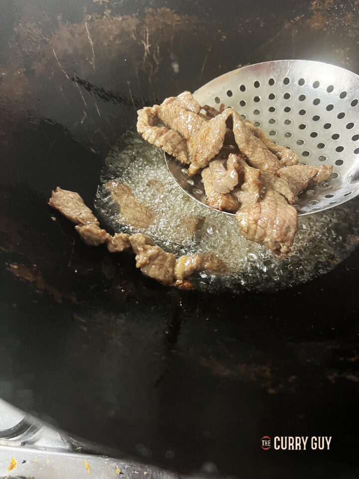 Velveting Beef For Stir Fry | The Curry Guy