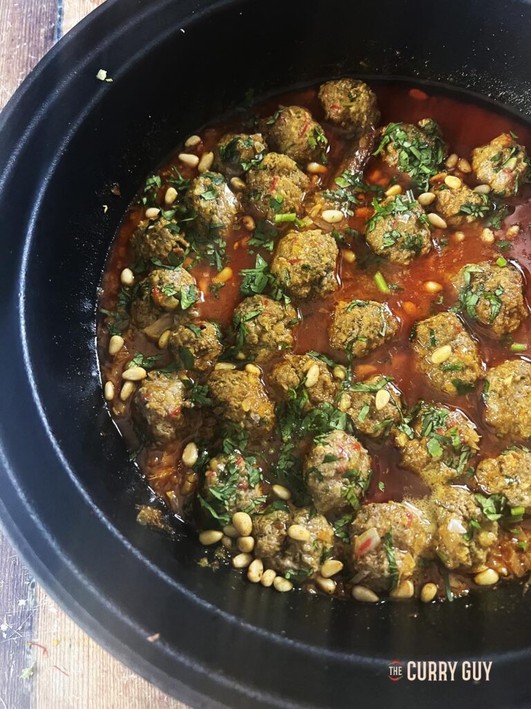 Moroccan Meatballs with Saffron Butter Sauce | The Curry Guy