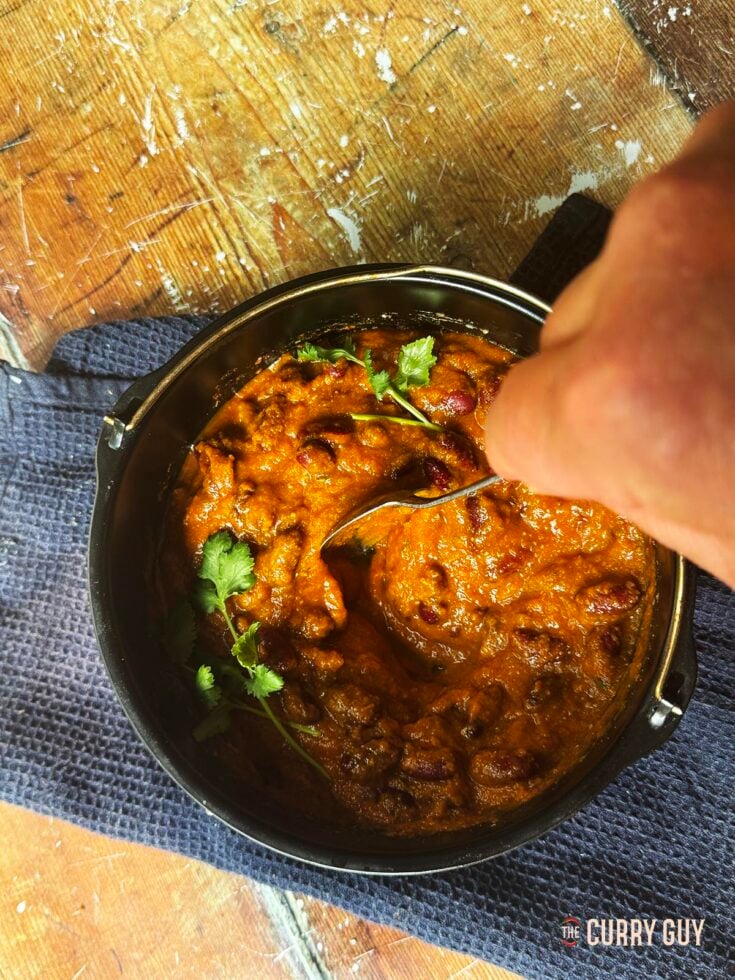 Kidney Bean Curry in Air Fryer | Air Fryer Rajma | The Curry Guy