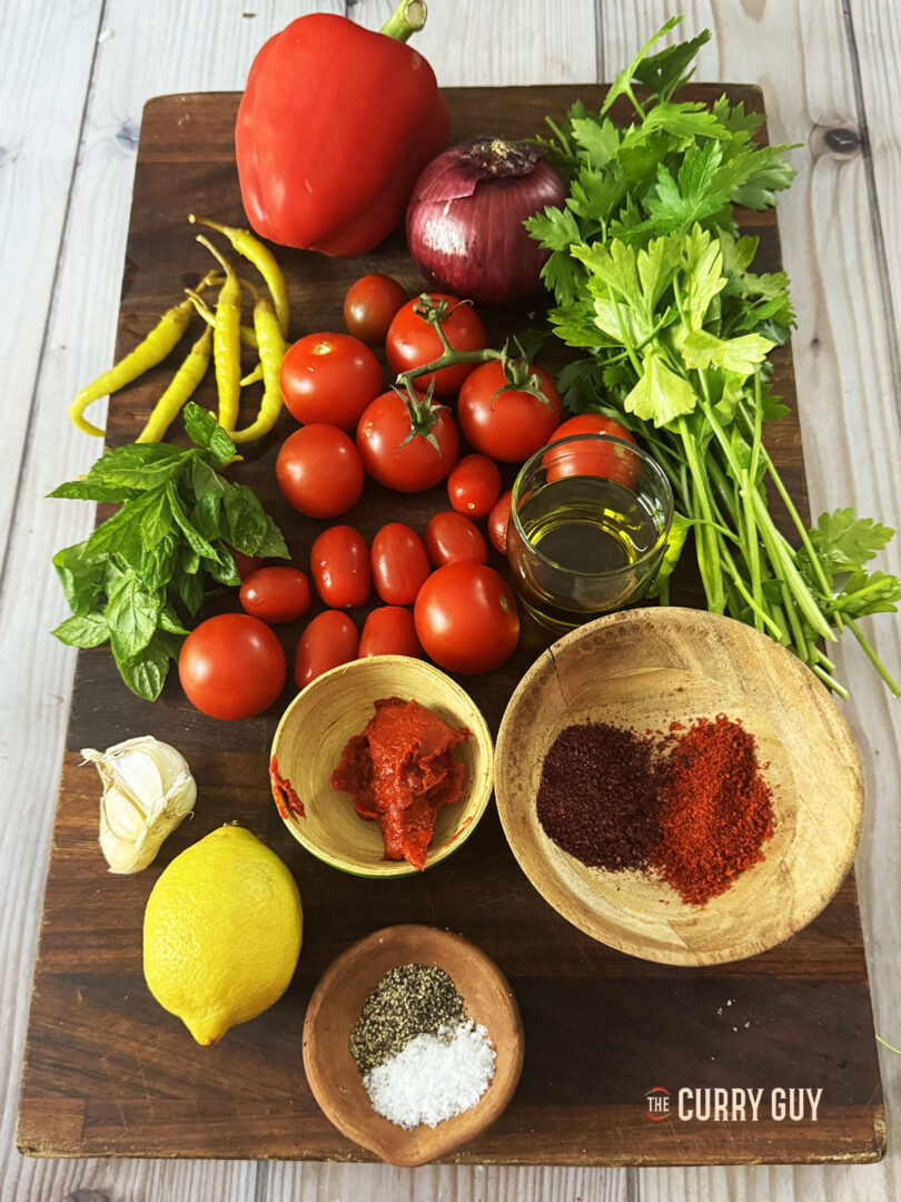 Turkish Ezme Salad Recipe | The Curry Guy