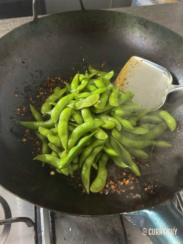 Spicy Edamame Recipe | The Curry Guy