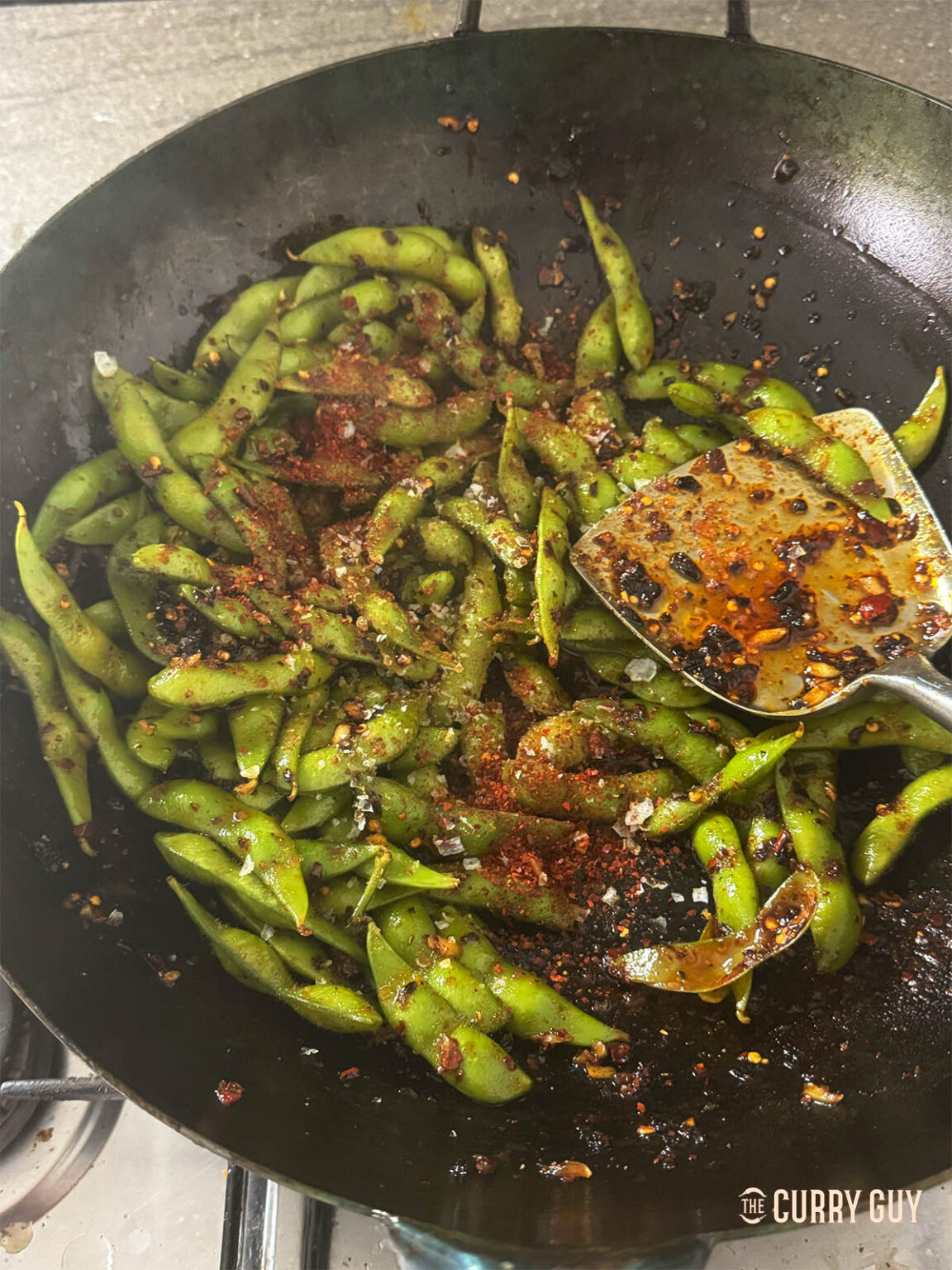 Spicy Edamame Recipe | The Curry Guy
